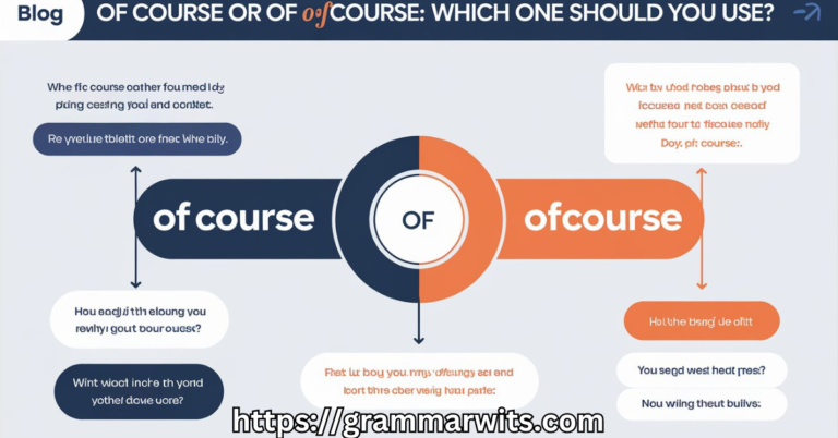 Of Course or Ofcourse: Which One is Correct and Should You Use?