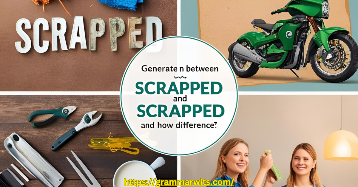 Is it Scrapped or Scraped? Let’s Clarify the Confusion