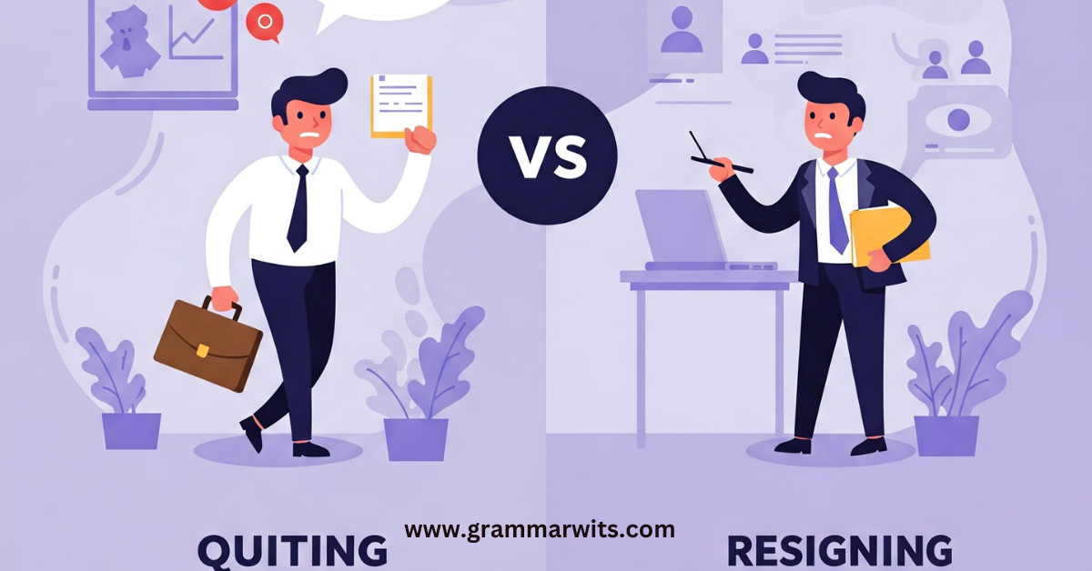 Quit vs Resign: Clear Up the Confusion Once and For All