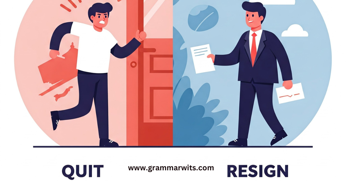 Quit vs Resign: Clear Up the Confusion Once and For All
