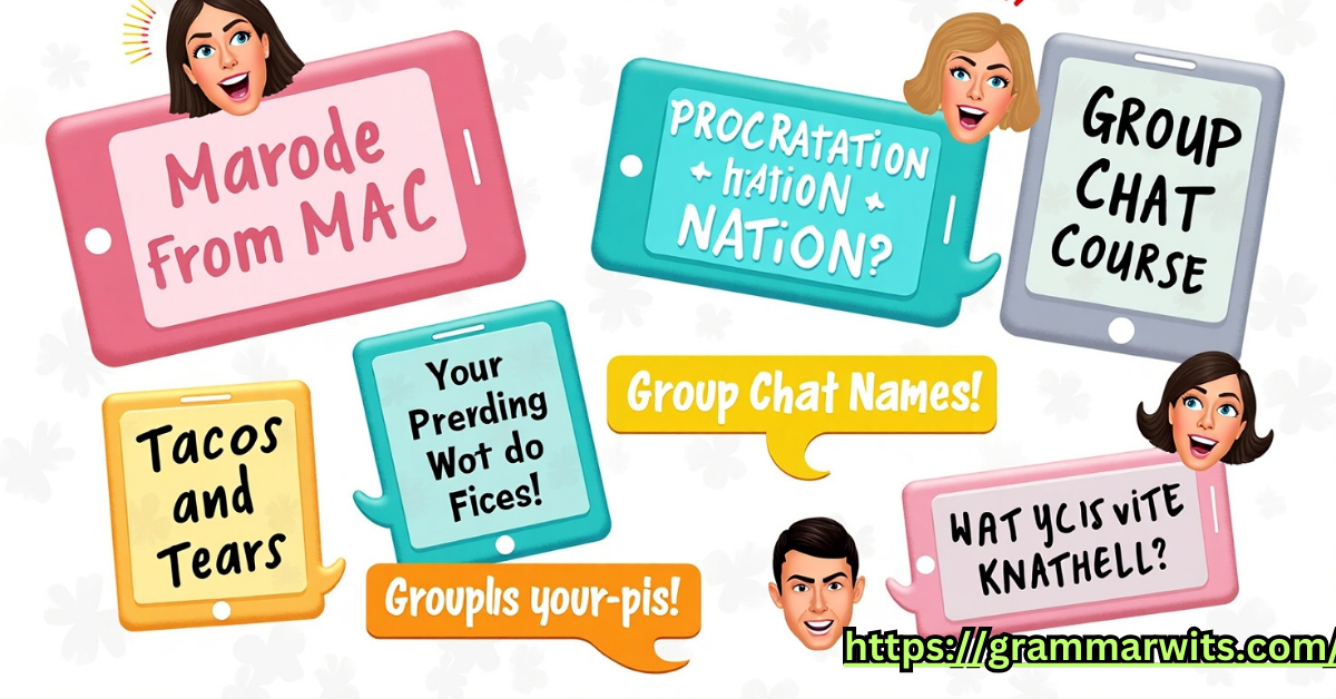 600 Inappropriate Group Chat Names!