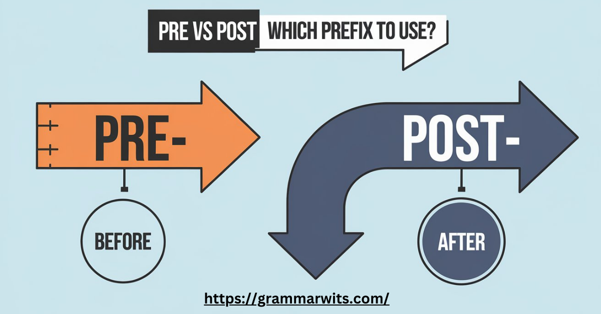Pre vs Post: Which Prefix to Use?