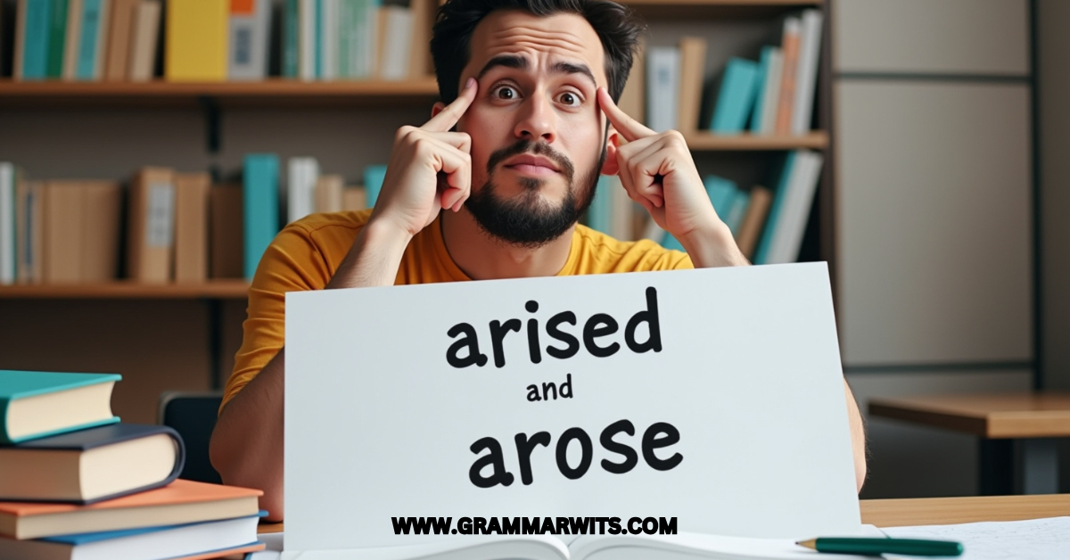 Arised or Arose Correct Past Tense of Arise