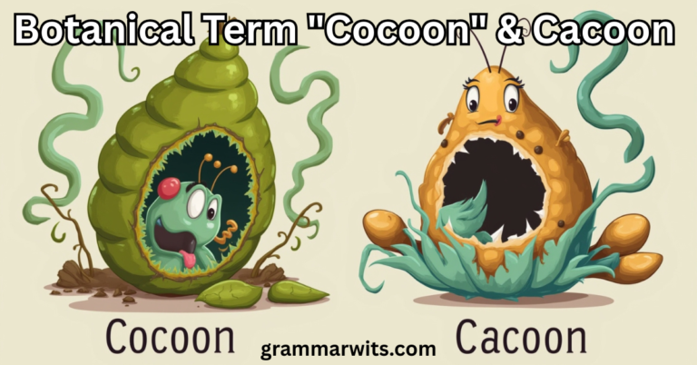 Cacoon or Cocoon Which Spelling is Correct