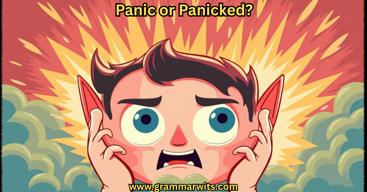 What is the Past Tense of Panic? Is it Panic or Panicked?