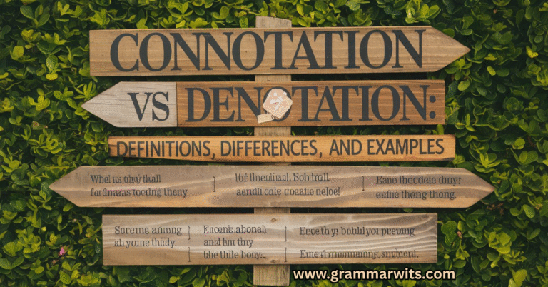 Connotation vs Denotation: Definitions, Differences, and Examples