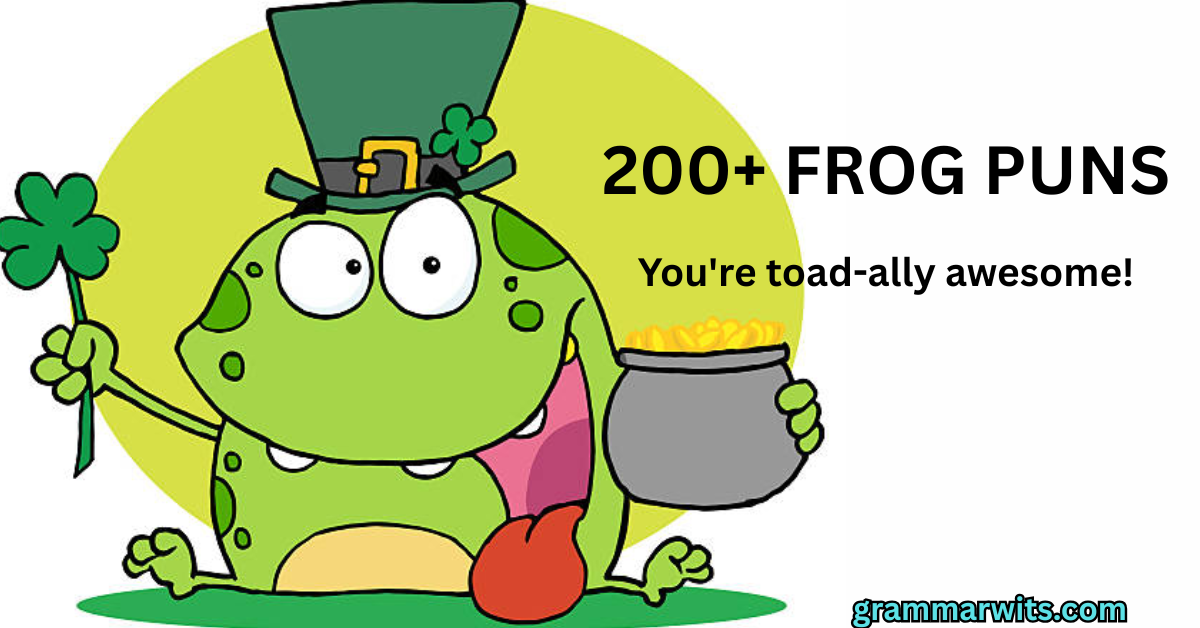 200+ Frog Puns That Will Make You Ribbit With Laughter