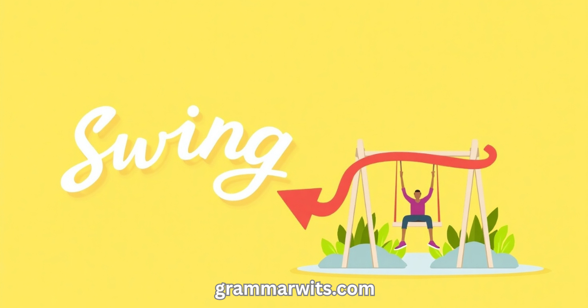 What is the past tense of swing? Is it swing, swang or swung?