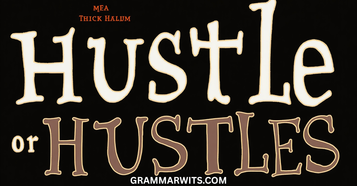 Hustle or Hussle: Which Spelling is Correct?