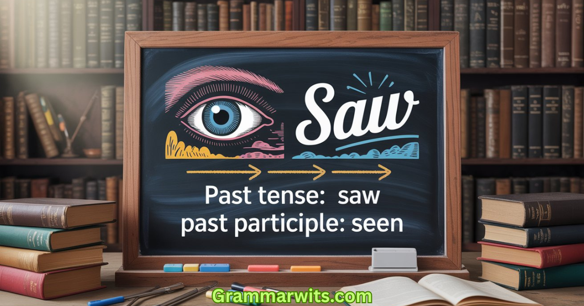 What is the Past Tense of See and its Past Participle?