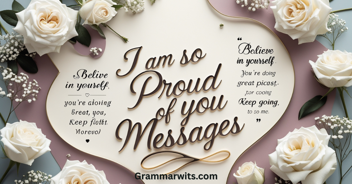 40+ Heartwarming I Am So Proud of You Messages