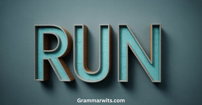 Understanding How “Run” Changes in the Past and Past Participle