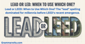 Lead or LEED: When to Use Which One?